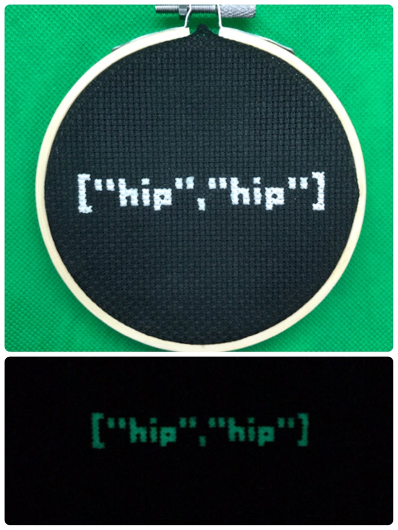 Hip Hip Array PDF Cross Stitch Pattern - Etsy