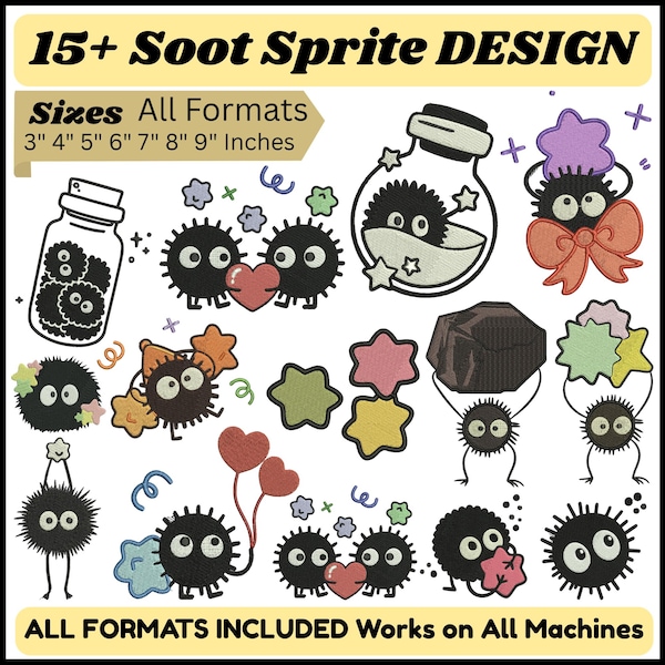 Soot Sprite Svg and Png - Etsy