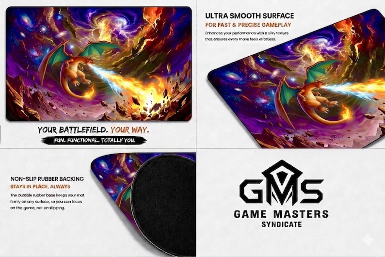 Charizard Playmat for Pokemon Card Game - Etsy