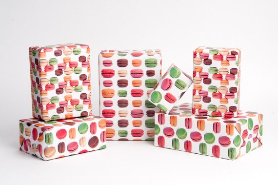 Macaron Gift Wrap | Etsy