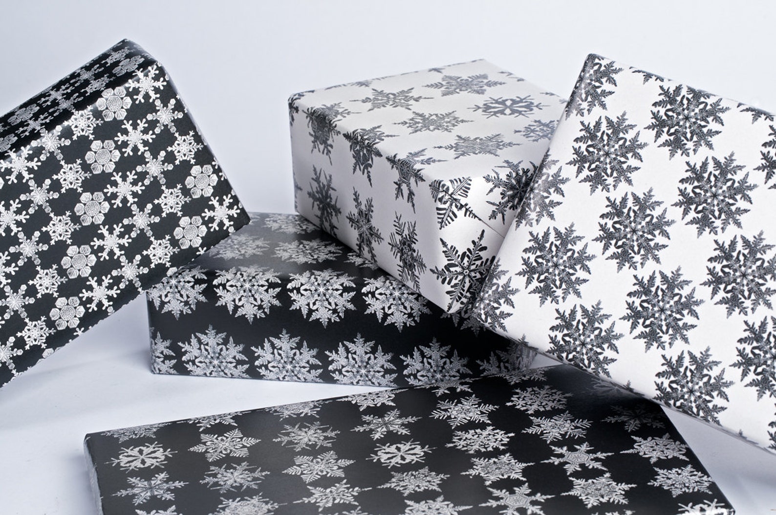Snowflake Wrapping Paper - Etsy