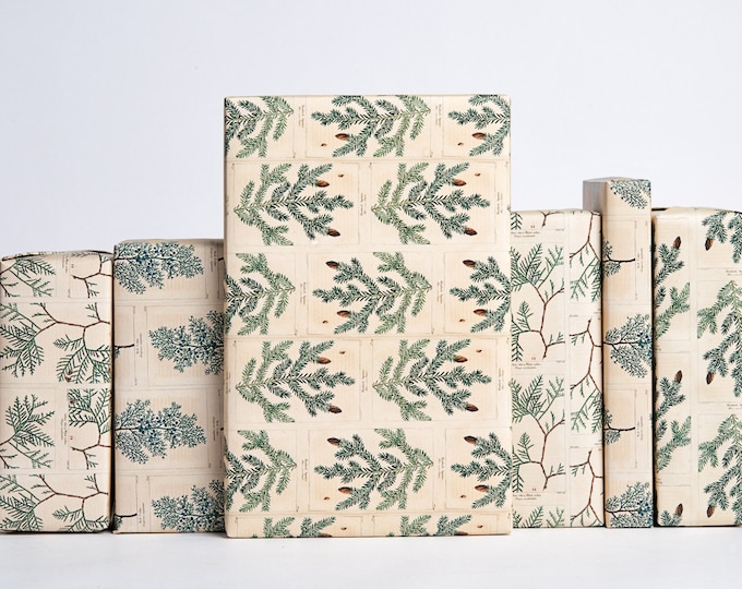 Fir Tree Gift Wrap - Etsy