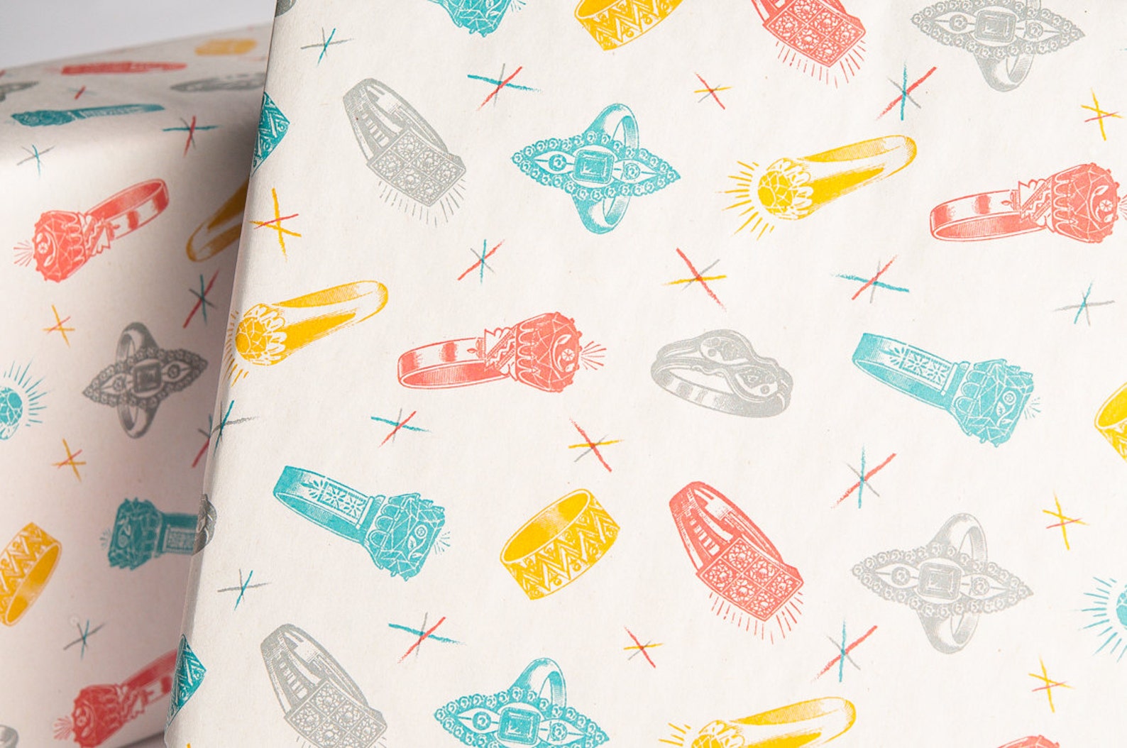 Diamond Ring Wrapping Paper - Etsy