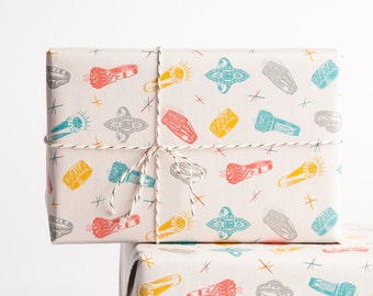 Historic Maps Wrapping Paper / 12 Sheets - Etsy