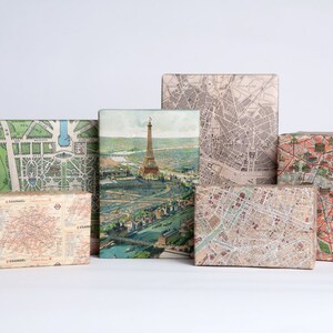 Paris Maps Gift Wrap / 12 Sheets - Etsy
