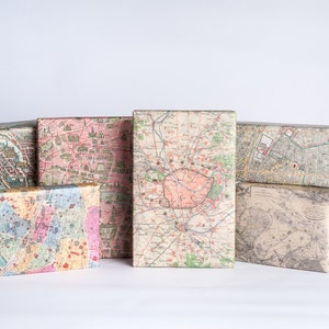 Paris Maps Gift Wrap / 12 Sheets - Etsy