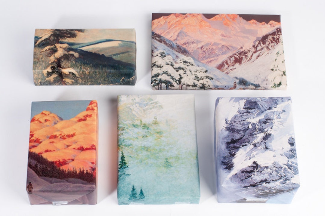 Mountain Range Wrapping Paper - Etsy