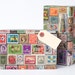 Vintage Postage Stamp Wrapping Paper / 12 Sheets - Etsy