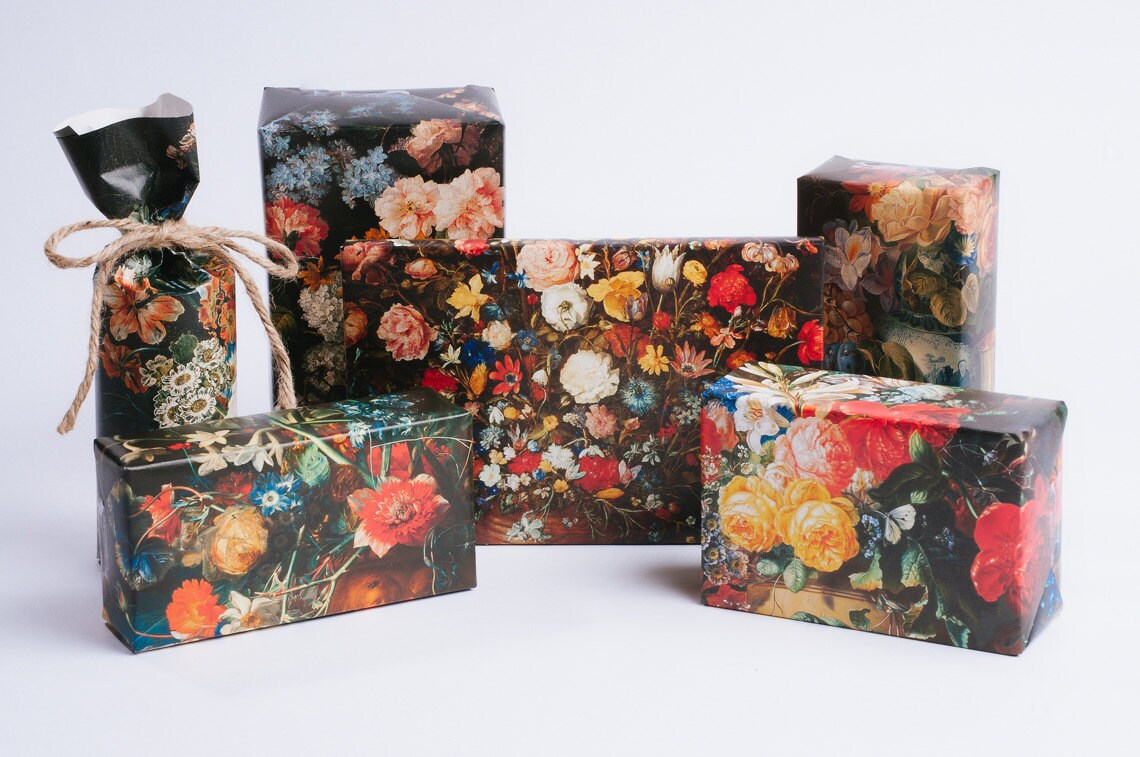 Dutch Still Life Wrapping Paper - Etsy