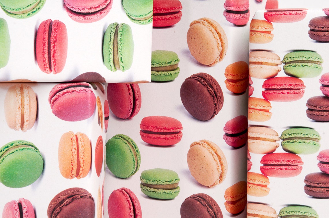 Macaron Gift Wrap - Etsy