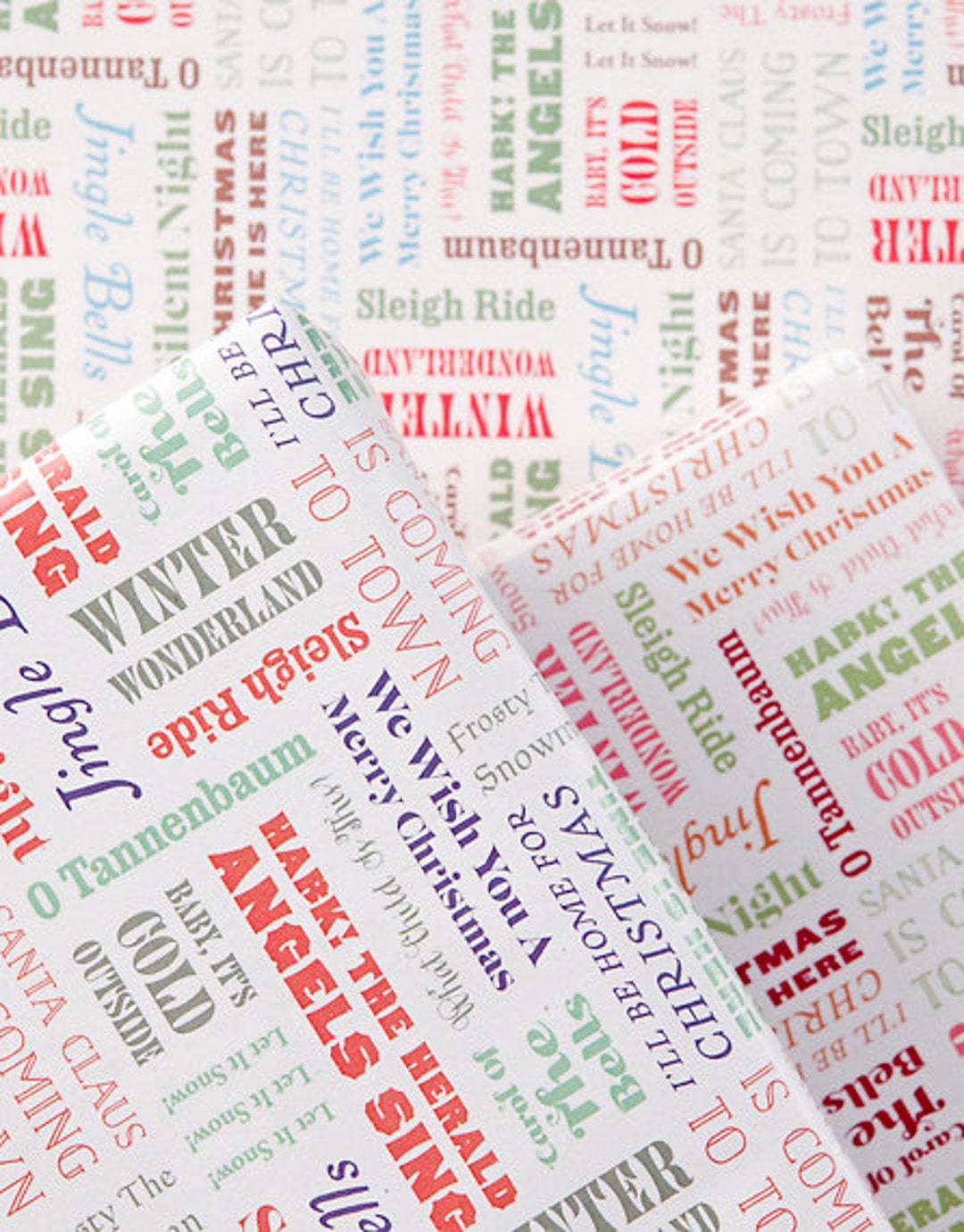 Christmas Carol Wrapping Paper - Etsy