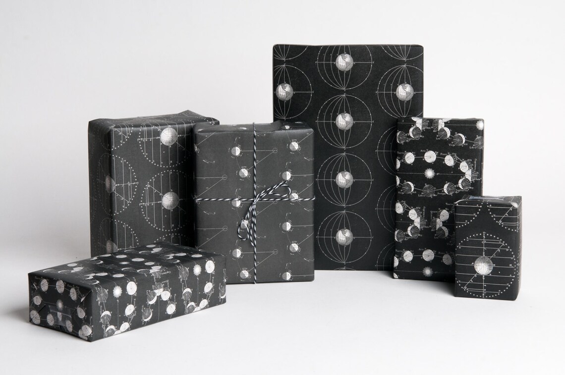 Astronomy Wrapping Paper / 12 Sheets | Etsy