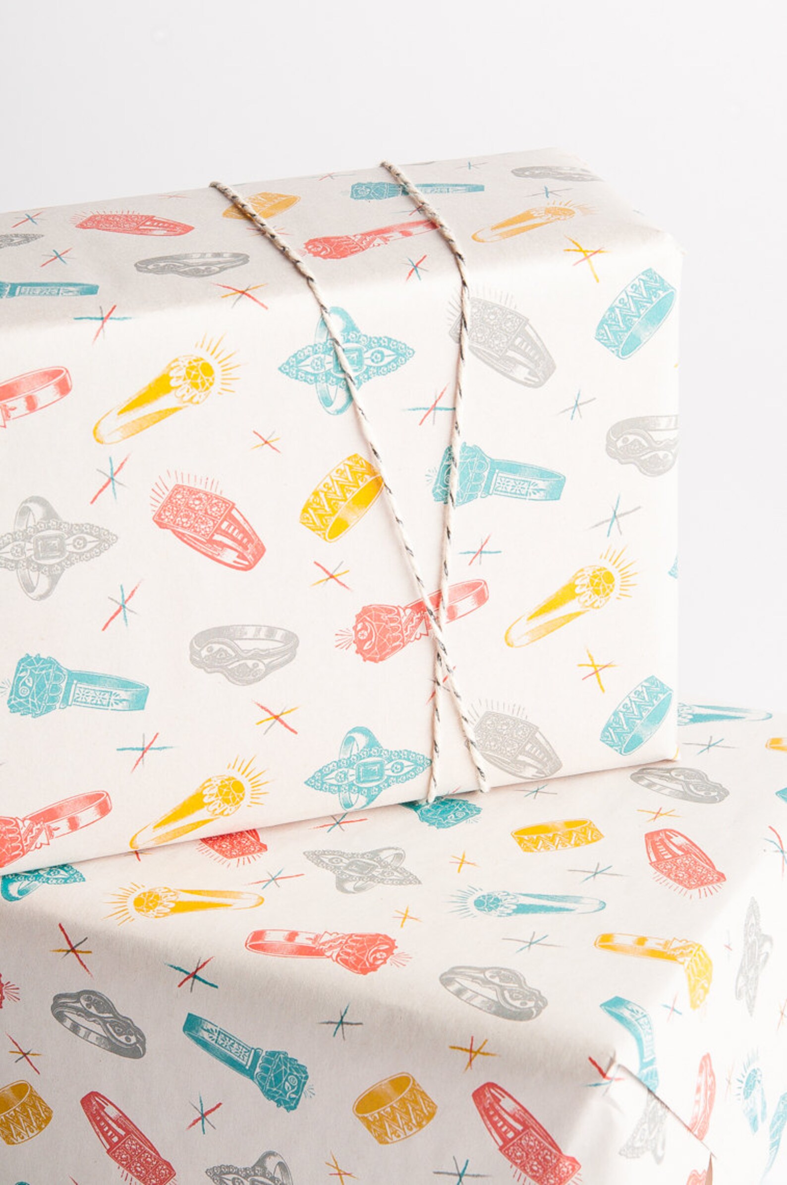 Diamond Ring Wrapping Paper - Etsy