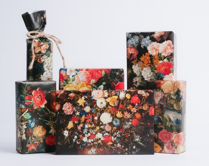 Dutch Still Life Wrapping Paper - Etsy