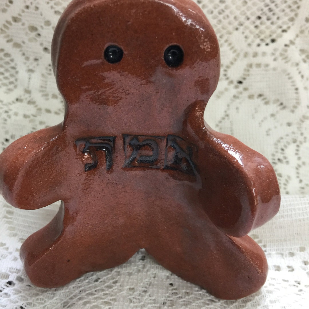 GOLEM Ceramic Golem in a Wood Box Magical Mythical Protector - Etsy