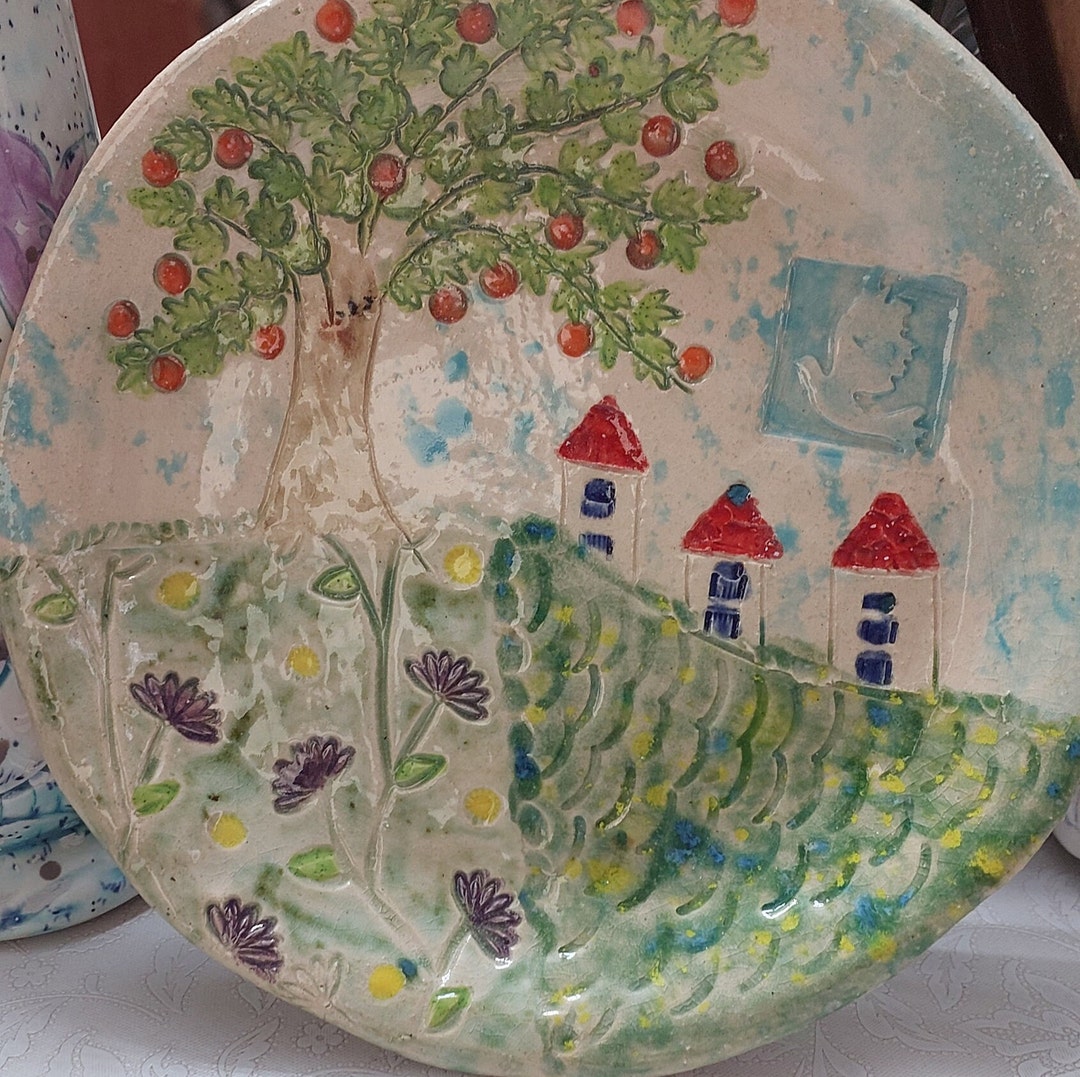 Dove of Peace Farm House Israel Kibbutz Country Scene Design Made in ...