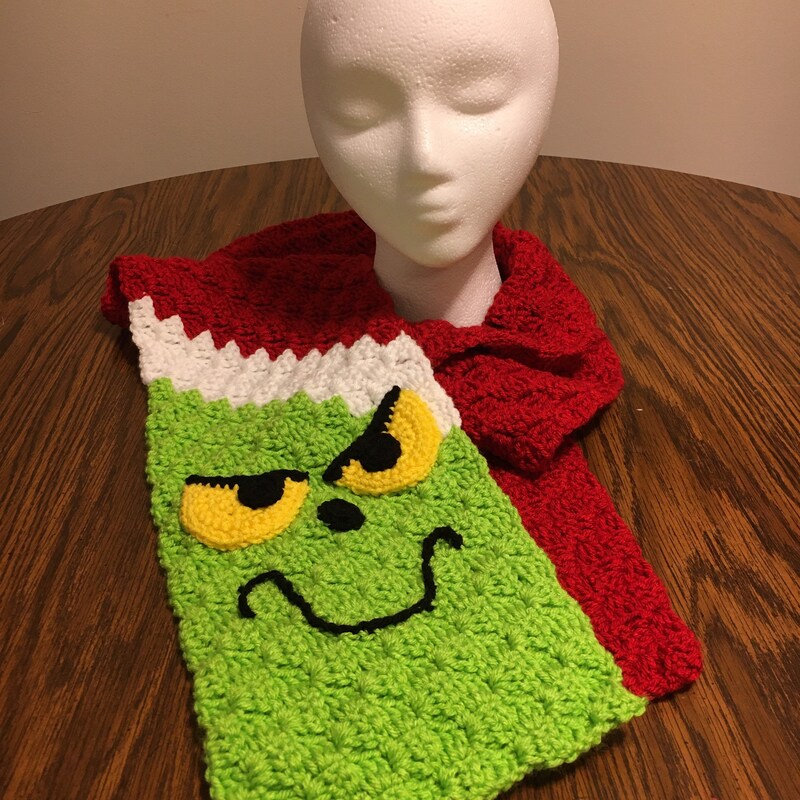 Grinch Scarf Pattern - Etsy