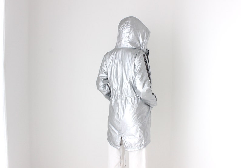 Y2K Bebe Sport Metallic Silver Athletic Street Vibe Logo Strip - Etsy