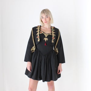 Outrageous 80s Spanish Matador Cocktail Dress Party Set W/ Matching ...