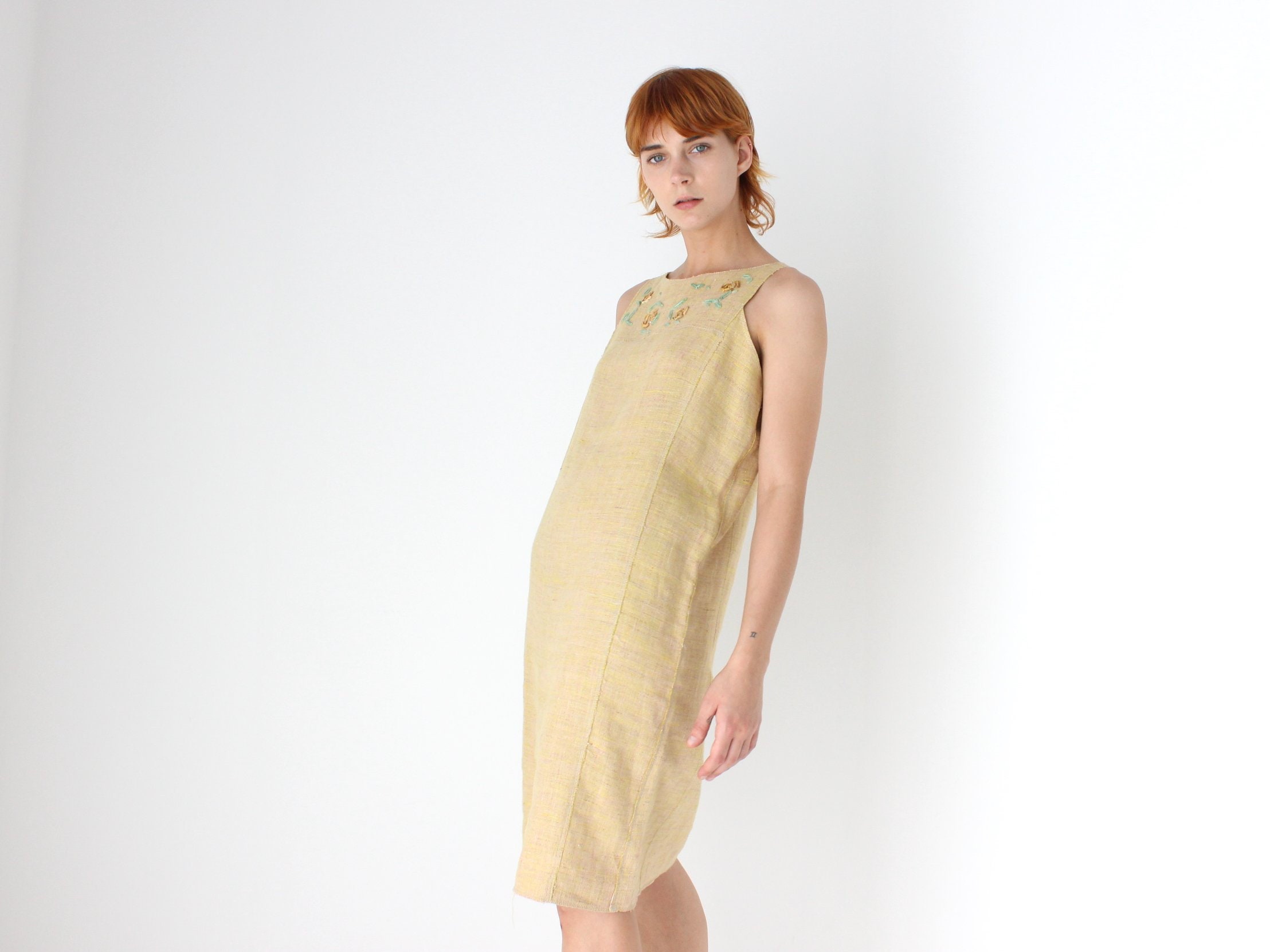 Vintage FENDI Silk Cotton Relaxed Smock w/ Heavenly Mosaic | Etsy