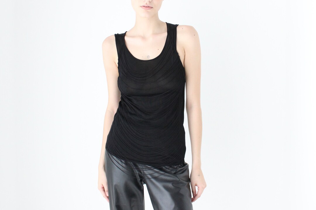 Y2K Goth / Grunge Avant Garde Draped String Cage Knit Minimal - Etsy