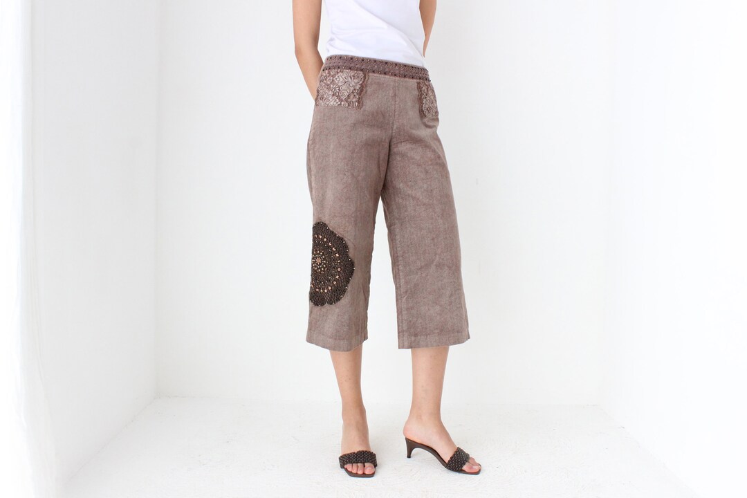 Y2K Corduroy Cropped Knee Length Shorts or Knickerbocker Pants - Etsy