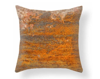 Rust Throw Pillow | Etsy