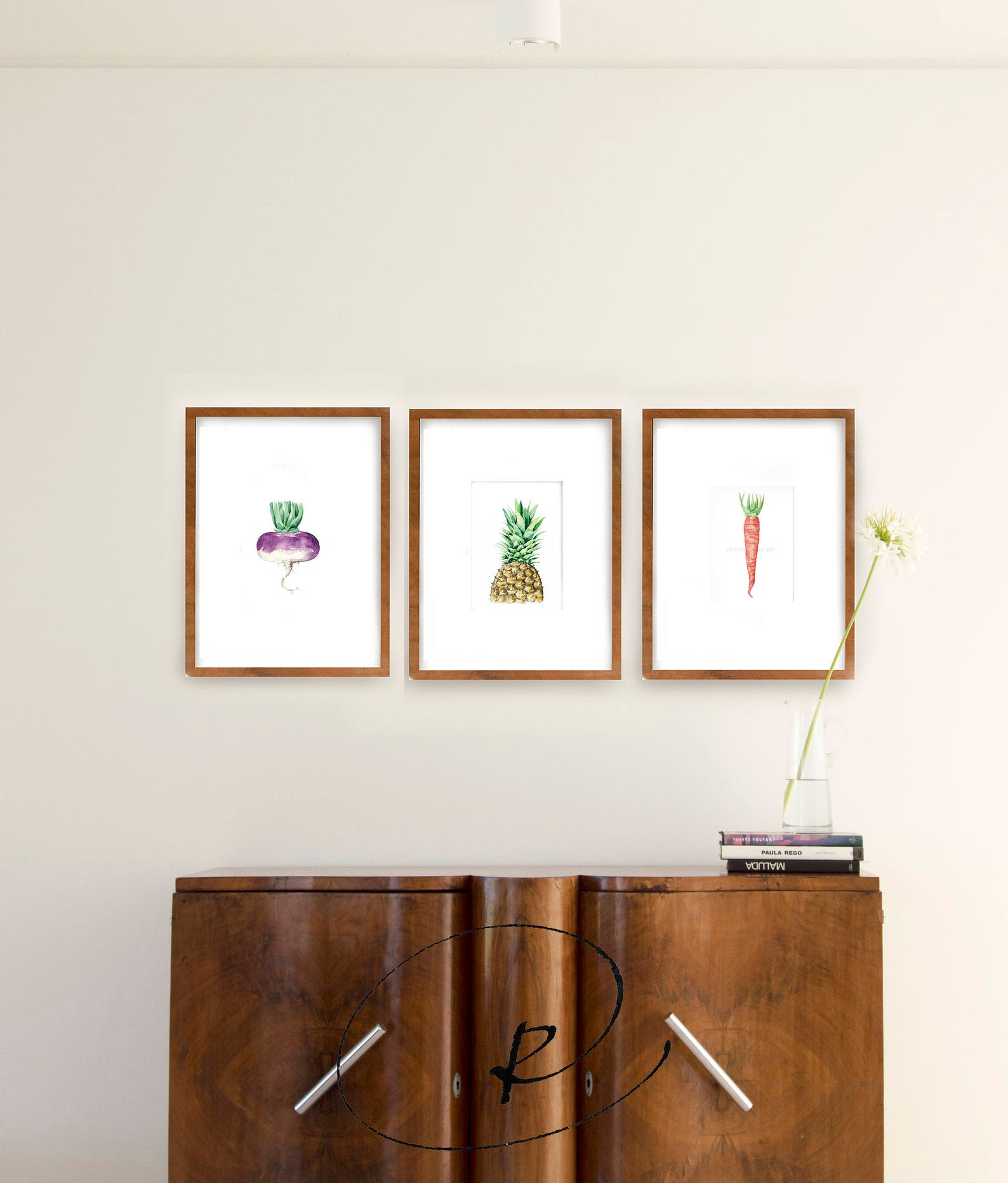 Vegetables and Fruit Print Individual Option Set Option Set - Etsy