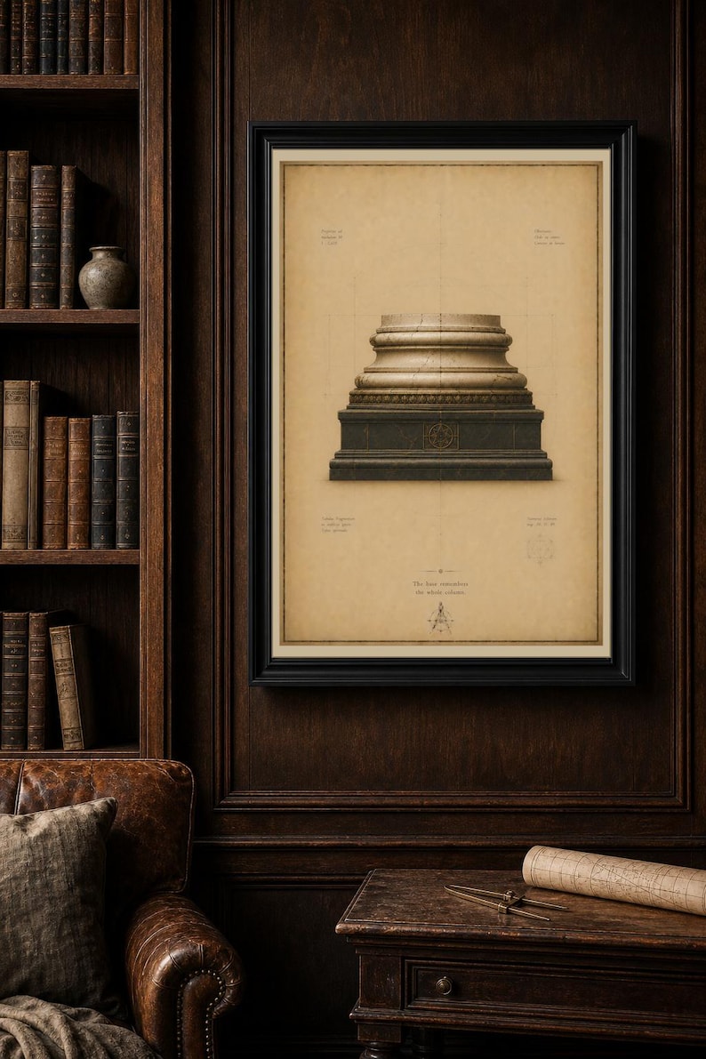Inner Archive - Column Base Study | Digital Archive Edition Plate XIV ...