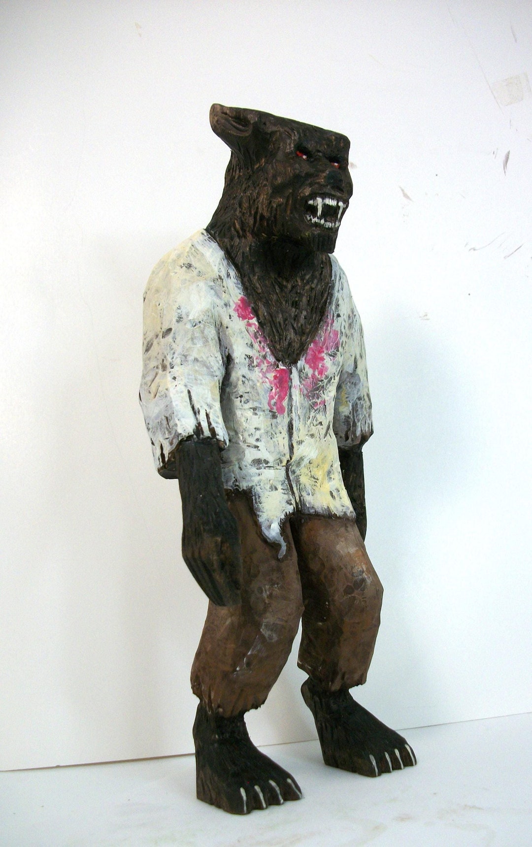 The Rougarou of the Louisiana Swamps and Cajun Folklore My Hand Carved ...