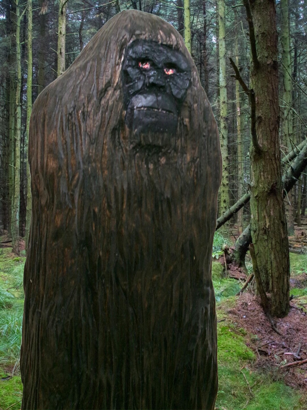 Sasquatch"-my Large 2 Foot Tall Hand Carved Figure, Signed - Etsy UK