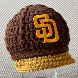 Padres Baby Hat Cap Outfit San Diego Padres Baby Gift Newborn Baseball ...