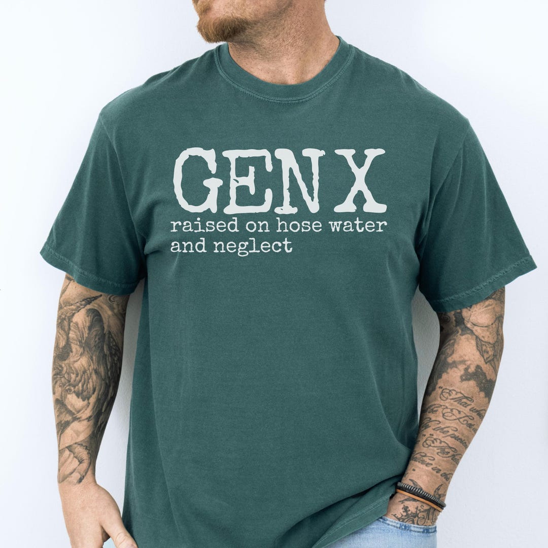 Funny Gen X Shirt 80s Nostalgia Merch for 50th Birthday Gift Shirt ...