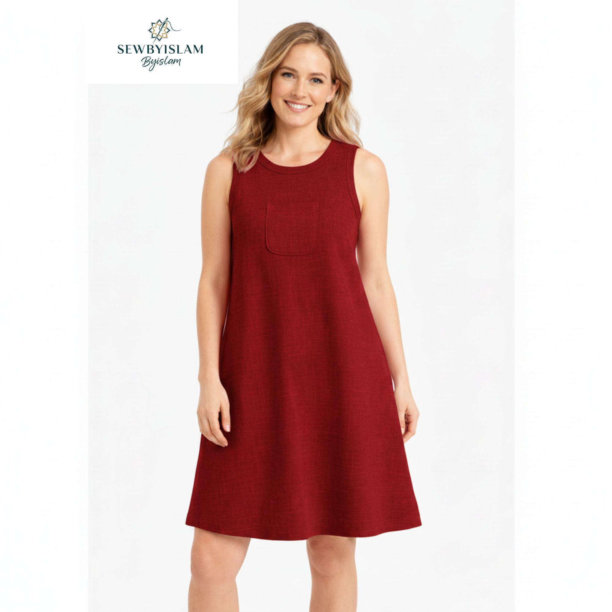 A-line Dress Sewing Pattern, Easy Summer Style, Beginner Friendly (PDF ...