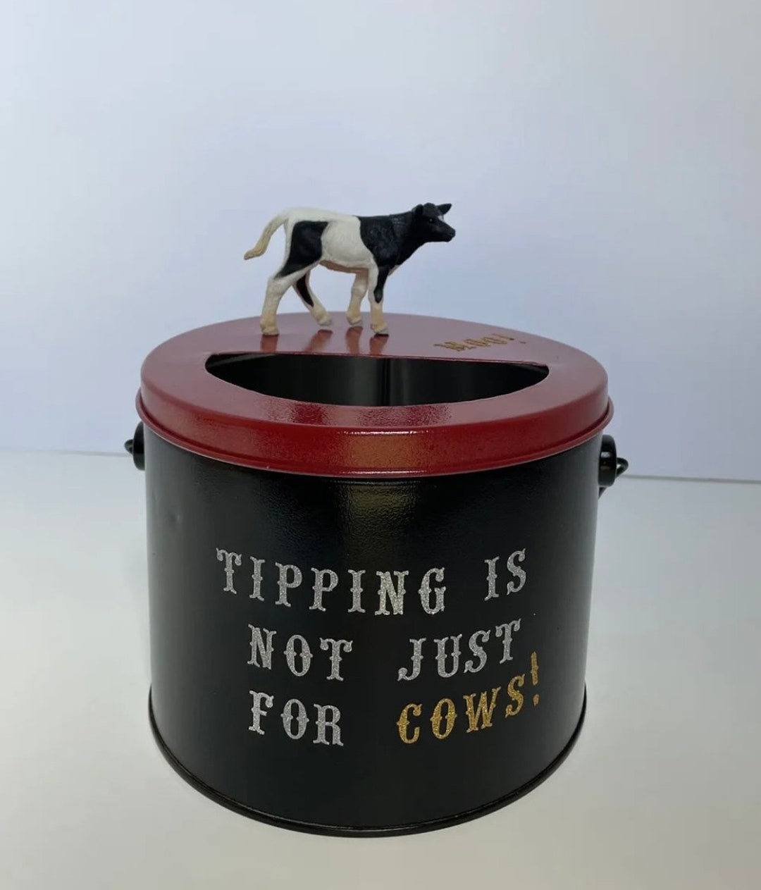 Tip Jar Tipping is Not Just for Cows. Eye-catching Tip Jars - Etsy