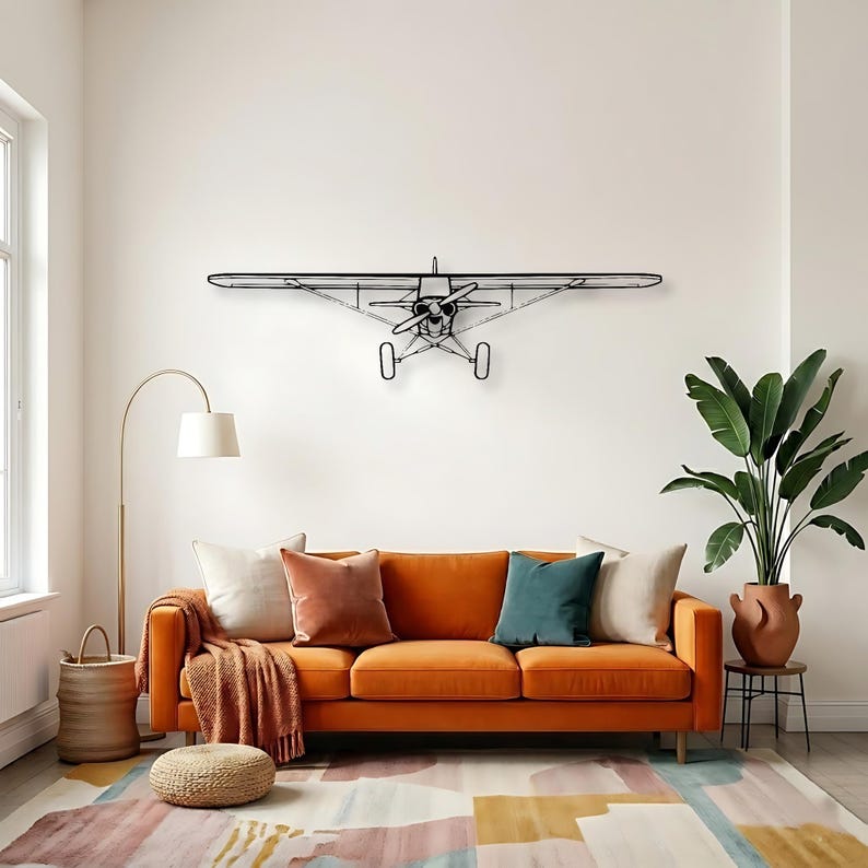 Cubcrafters Carbon Cub EX Metal Wall Art: Plane Silhouette Decor - Etsy