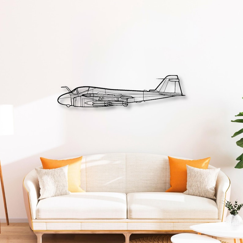 Grumman A 6 Intruder Custom Plane Wall Decor Aviation Gift for Him ...