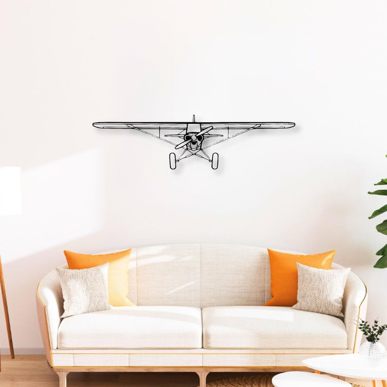 Cubcrafters Carbon Cub EX Metal Wall Art: Plane Silhouette Decor - Etsy
