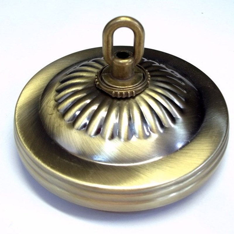 Antique Brass Ceiling Caps for Light Fixtures - Etsy