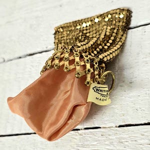 Gold Metal Mesh Coin Purse on Heavy Gold Rope Crossbody Chain by ...