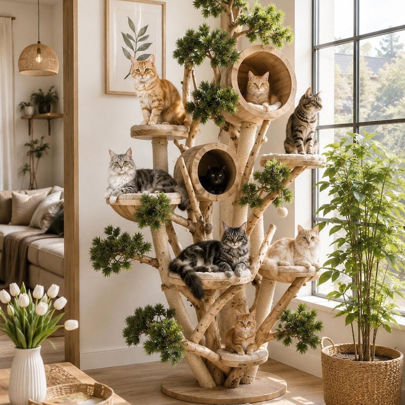 Large Cat Tree Tree - Etsy UK