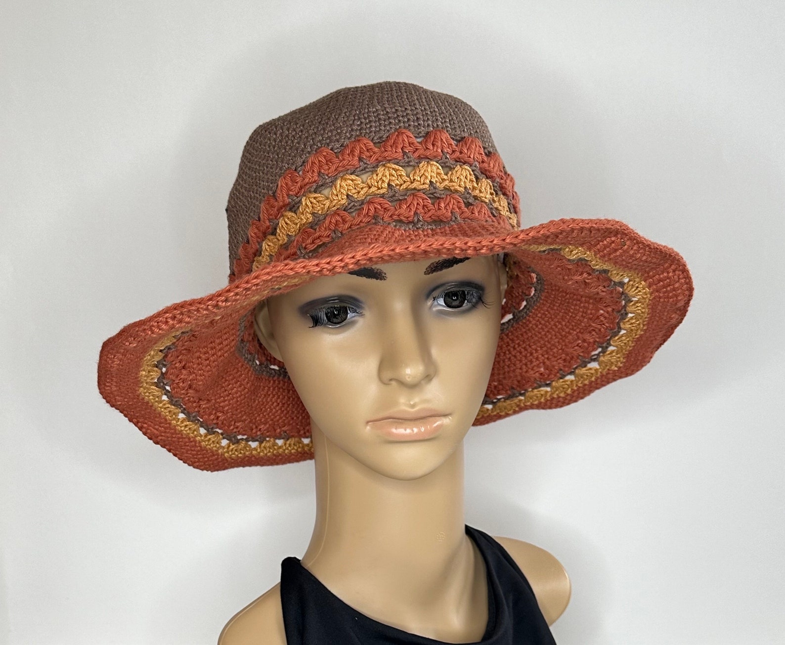 Floppy Hat Crochet Floppy Hat Sun Hat Crochet Hat - Etsy