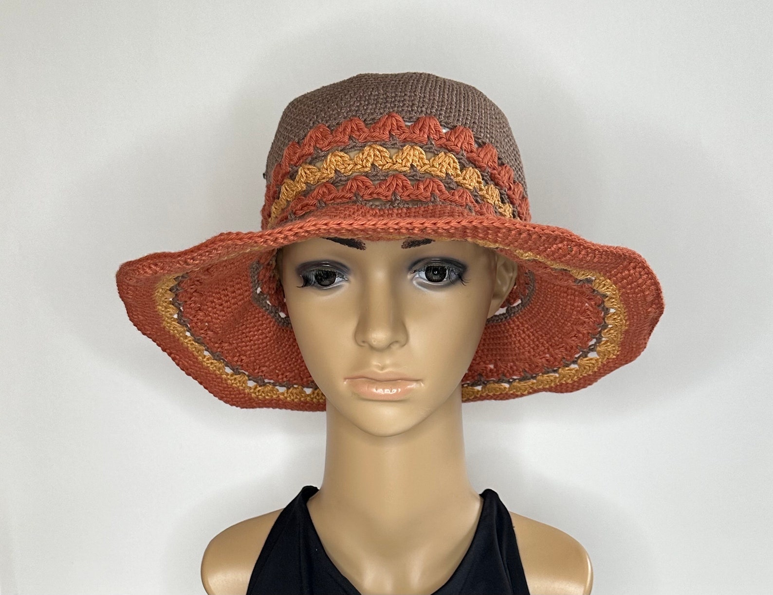 Floppy Hat Crochet Floppy Hat Sun Hat Crochet Hat - Etsy