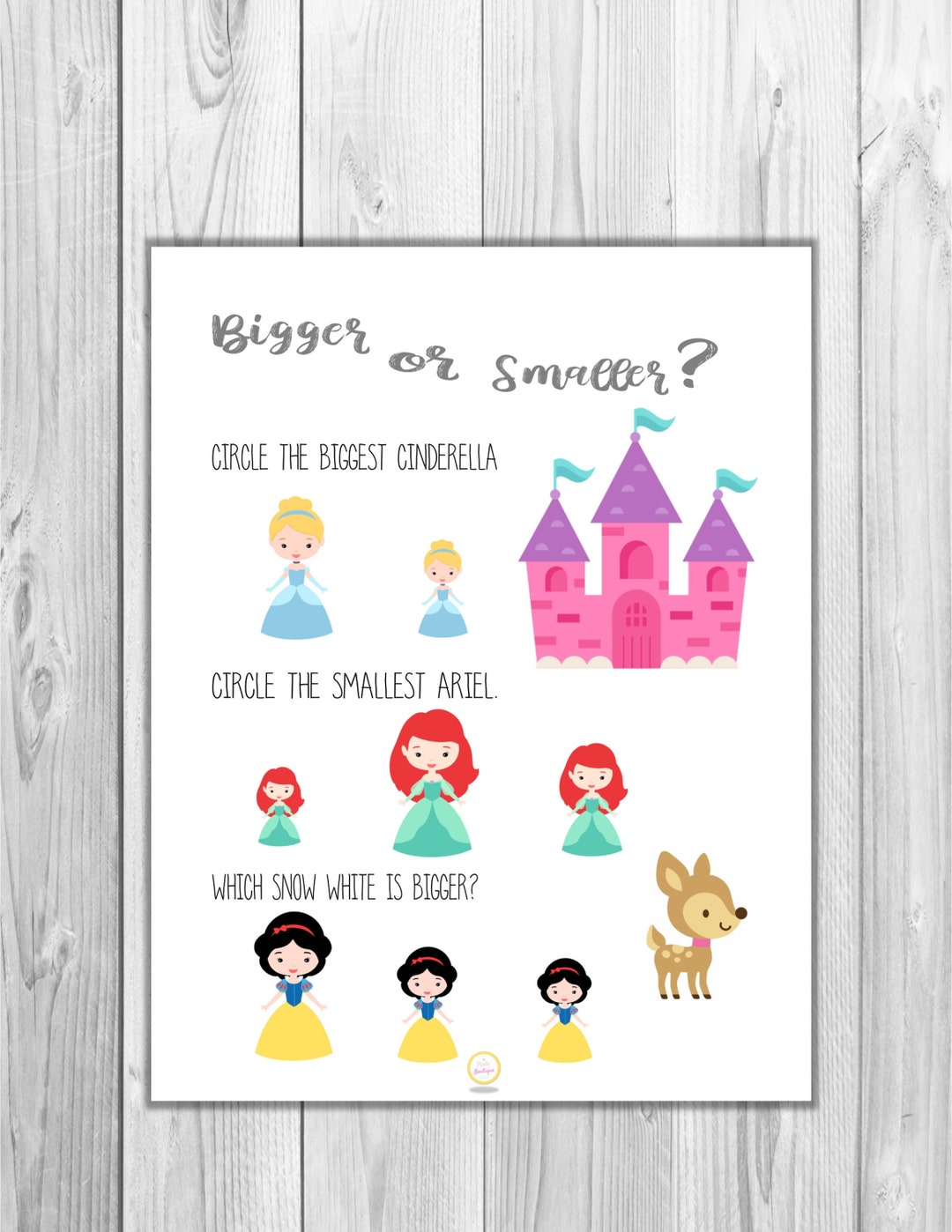 Pre-k Princess Practice Sheets - Etsy
