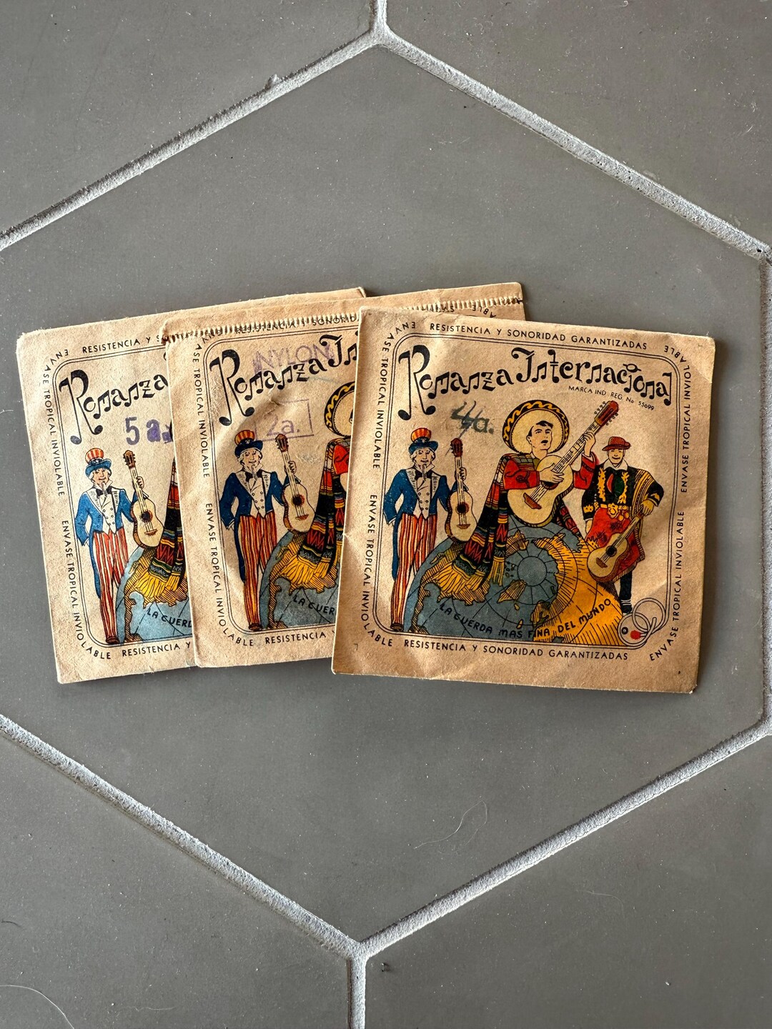 Antique Mexican Mexico Guitar Strings Collection - Etsy