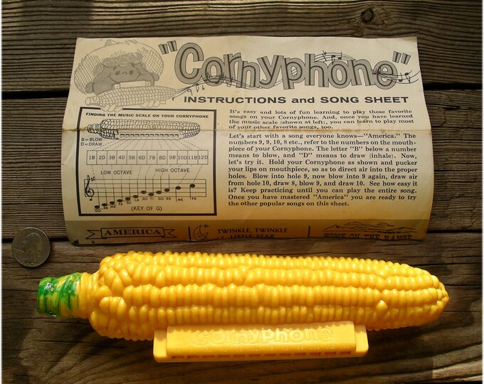 Vintage Cornyphone Harmonica - Kellogg's Corn Flakes Premium - 1963 ...