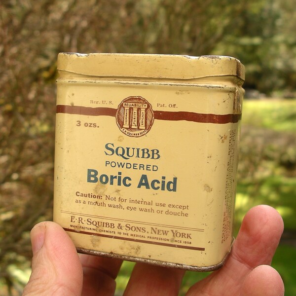 Boric Acid Container - Etsy