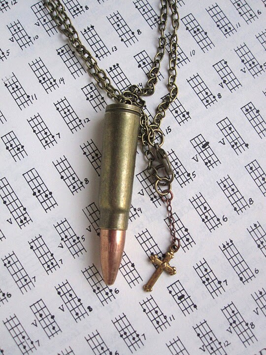 Bullet Necklace Vintage Bullet Jewelry - Etsy