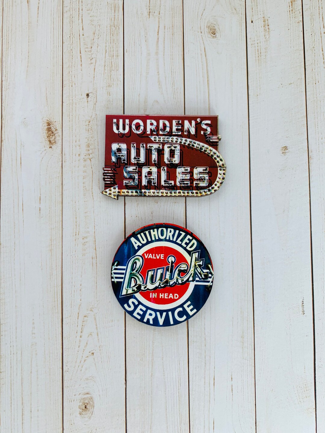 Vintage Neon Car Sign Auto Broche Retro Buick Automobile Signs - Etsy ...