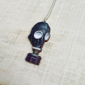 Gas Mask Necklace Steampunk Jewelry - Etsy